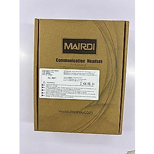 MAIRDI Phone Headset with RJ9 & 3.5mm Jacks for Call Center Office Deskphone Cell Phone PC Laptop, Landline Telephone Headset with Microphone Noise Canceling for Polycom Avaya Nortel