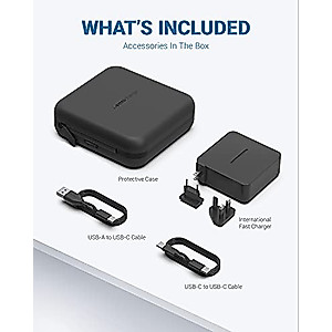 Omni 20+ Bundle AC/DC/USBC Power Bank - Bundle with Protective Case and Fast Charger | Battery Backup for Laptops: MacBook Pro/iPad Pro/Dell/Surface | Smart Devices:iPhone/Samsung/DJI/Canon/Nikon/DSLR