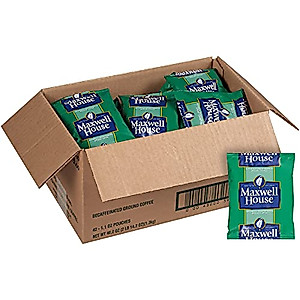 Maxwell House 390390 Coffee, Original Roast Decaf, 1.1oz Pack, 42/Carton
