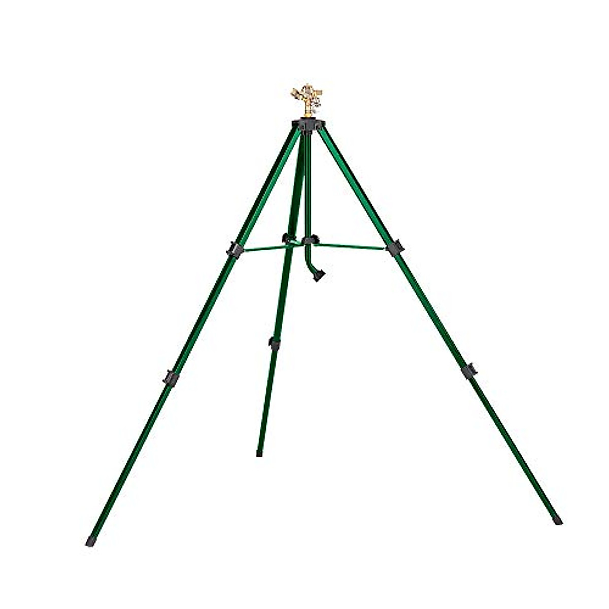 Orbit 58308Z Brass Impact Sprinkler on Tripod Base, Green