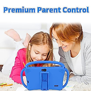 Android 11 Tablet for Kids 7inch Toddler Tablets 3GB+32GB Google Play Kids Tablet iWawa APP Pre-Loaded Learning Educational Tablet with Kids-Proof Case Netflix YouTube (Deep Blue)