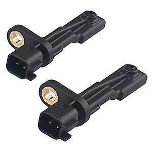 WMPHE 2 Pcs Rear ABS Wheel Speed Sensor Compatible with Jeep Wrangler Liberty 2008 2009 2010 2011 2012 2013 2014 2015, Dodge Nitro 2007 2008 2009 2010 2011, Replacement for 52125003AB, ALS1932