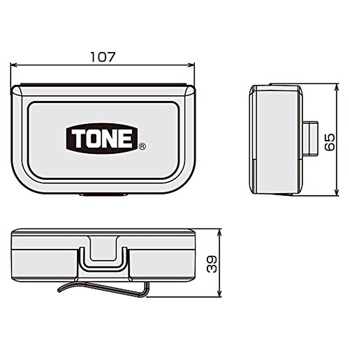 Tone BRS20 Bit Ratchet Set, Bit Insert, 0.25 inches (6.35 mm) (1/4 inch), Black, 22 Pieces