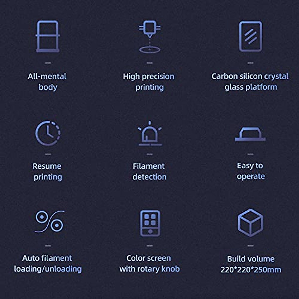 Voxelab Aquila X2 Upgrade 3D Printer Integrated Structure Design with Carborundum Glass Platform and TMC2208 32-bit Silent Mainboard, 8.66x8.66x9.84in Printing Size