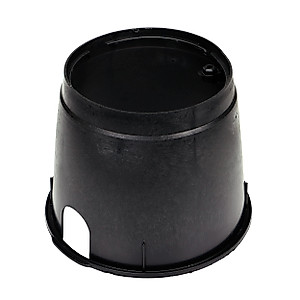 NDS 111BC Standard Series Round Valve Box Overlapping Cover-ICV, Inch, Black/Green Automatic Lawn Drip Irrigation Kits, 10" B/G