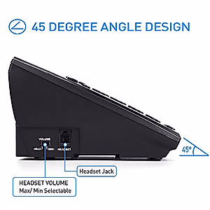 CALLANY Call Center Telephone with Noise Cancellation Headset (HT500)