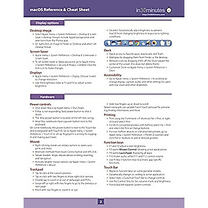 macOS Reference & Cheat Sheet: The unofficial cheat sheet for macOS on iMacs, MacBooks, and Mac computers (English Edition)