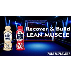 Fairlife Core Power High Protein Milk Shake, Natural Flavor Ready to Drink Protein Shake, The best Strawberry Protein Shakes, 14 fl oz , 26gm (Strawberry Banana/ Vanilla flavor, Pack of 6 Bottles) protein, beverages, strawberries,