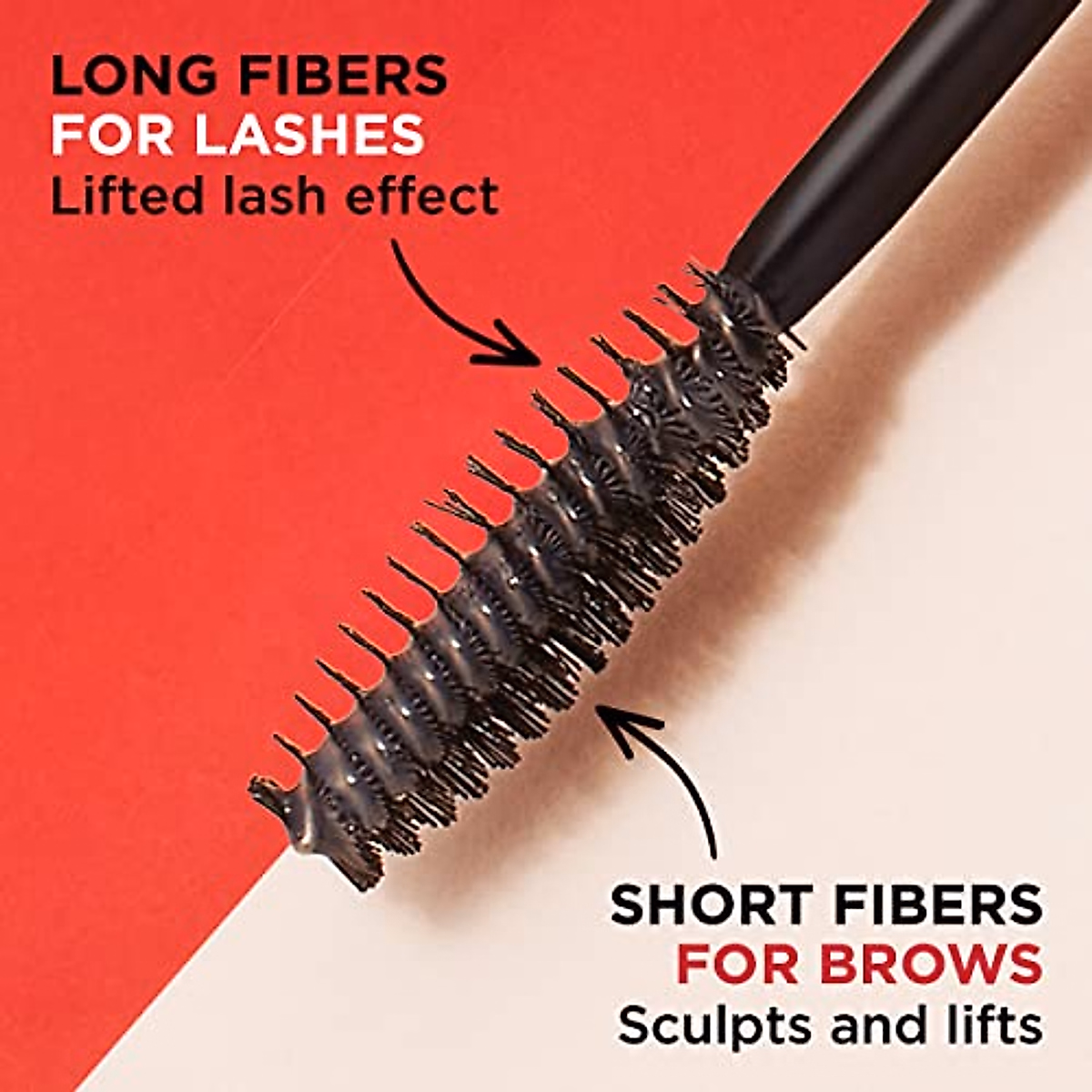 Clarins Lash & Brow Double Fix Mascara | 2-In-1 Waterproof Lash & Brow Setting Mascara | 12 Hour Hold | Protects, Nourishes and Conditions | Waterproof, Sweatproof and Smudgeproof | 0.2 Oz