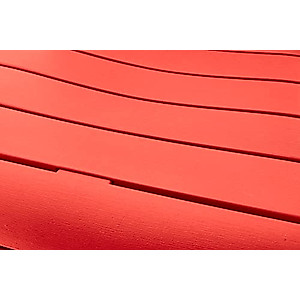 Keter Teton Adirondack Weather Resistant Furniture for Entertaining by The Pool, Patio and Fire Pit, Easy Assembly Outdoor Seating, Weatherwood