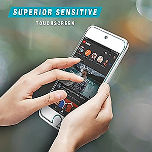 HPTech 2-Pack Tempered Glass For Apple New iPod Touch 7th Gen (2019), 6th Gen, 5th Gen (2015) Screen Protector, Easy to Install, Bubble Free, 9H Hardness