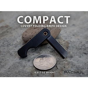 Acme Approved Folding Ceramic Razor Blade Non Metallic Knife Micro EDC Escape Knife Survival Tool 2pk