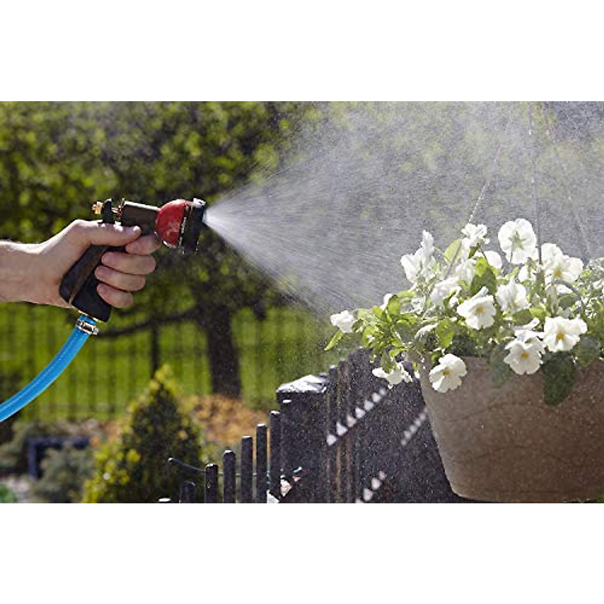 STYDDI Garden Hose Repair Kit, Solid Brass Water Hose Mender Female and Male Hose Connector with Clamps, Fit Standard 1/2" Rubber Garden Hose, 4 Set