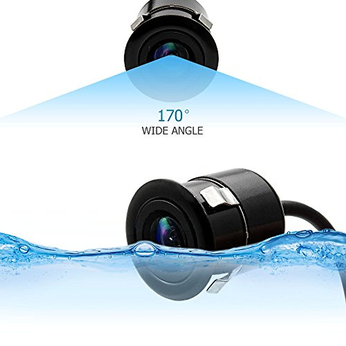 Car Rear View Backup Camera - MASO 170° HD Car Reverse Parking Reversing Camera Rear View Cam Backup Night Vision