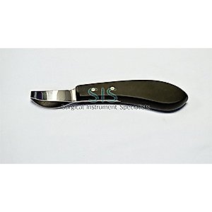 Equinox Pet Supplies Farrier Loop Knife Large Loop Plastic Bakelite Handle Vet Searcher Hoof Knife