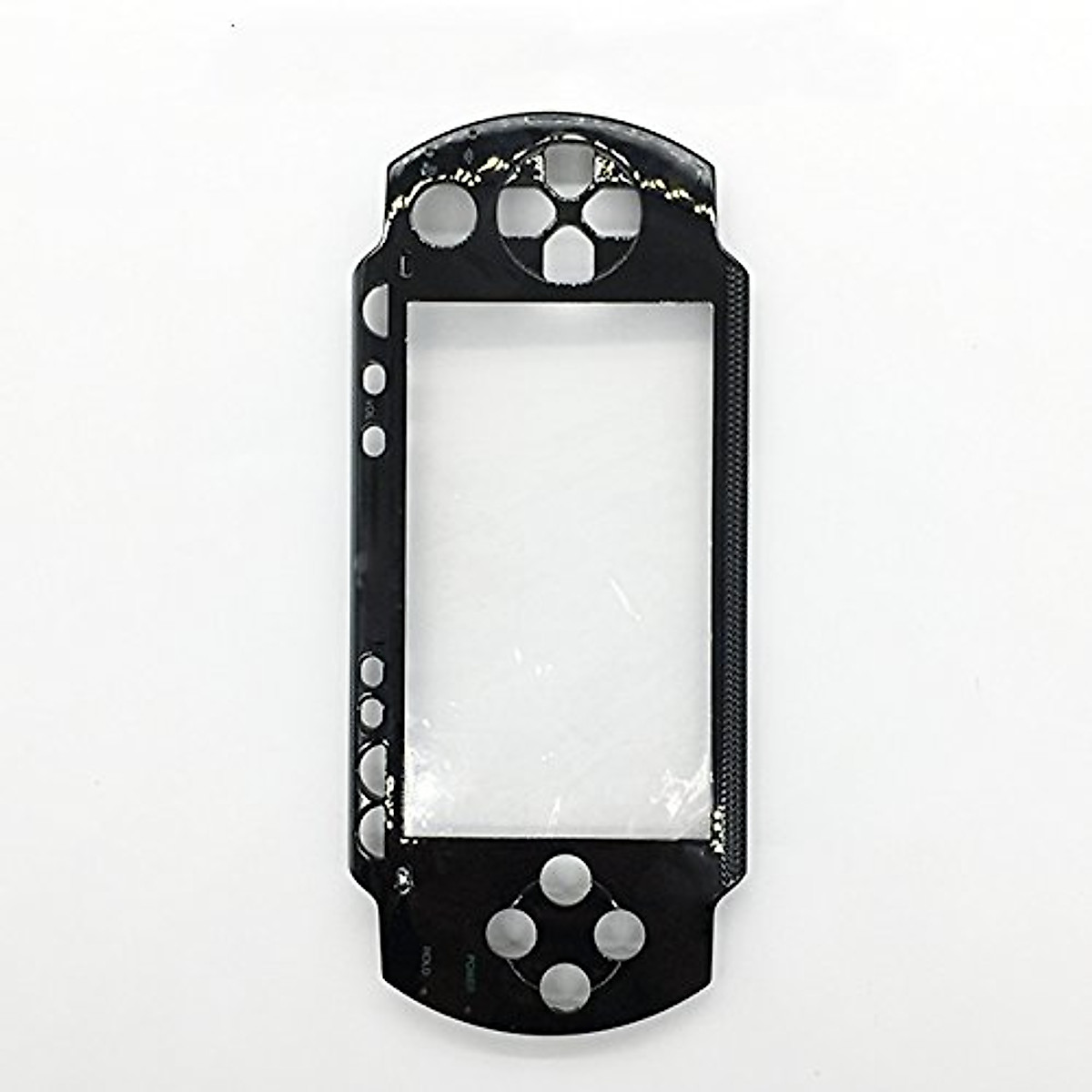 Front Face Plate Faceplate Shell Case Cover Replacement for Sony PSP 1000 1001 Fat (Black)