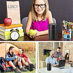 lazycozy® Thermos Food Containers for Hot Food, 27 oz, Soup Thermos with Foldable Spoon, Stainless Steel Vacuum Insulated Food Jar, Leak-Proof, with Carry Bag, Keep Hot/Cold for 12 Hours