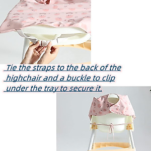 NEHET Coverall Baby Feeding Bibs,Weaning Bibs,Waterproof Long Sleeves Bibs For Baby 6-36 Months Fully Cover Baby & High Chair