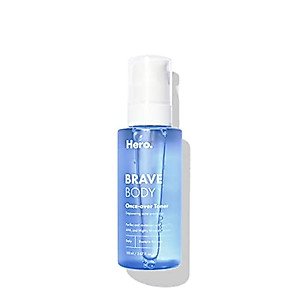 Brave Body Once-Over Toner from Hero Cosmetics - The 360° Post-Shower Body Mist - Clarify Congested Skin in Hard-to-Reach Spots - Alcohol-Free and Vegan-Friendly (150 ml / 5.07 Fl. Oz.)