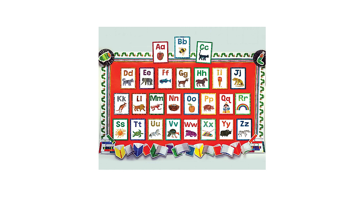 Eric Carle Alphabet Bulletin Board Set for Early Learners