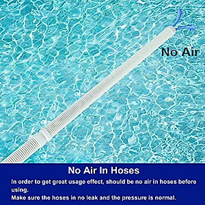 POOLWHALE Vacuum Hose/Replacement Pool Hose -1.5” 8 Hoses for Pool,Spa