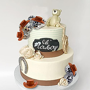 Disco Ball Cupcake Toppers Happy Birthday Cake Topper 1970s Disco Ball Cake Decorations Disco Theme Cake Picks for Disco Theme Party 70s Theme Party Favor