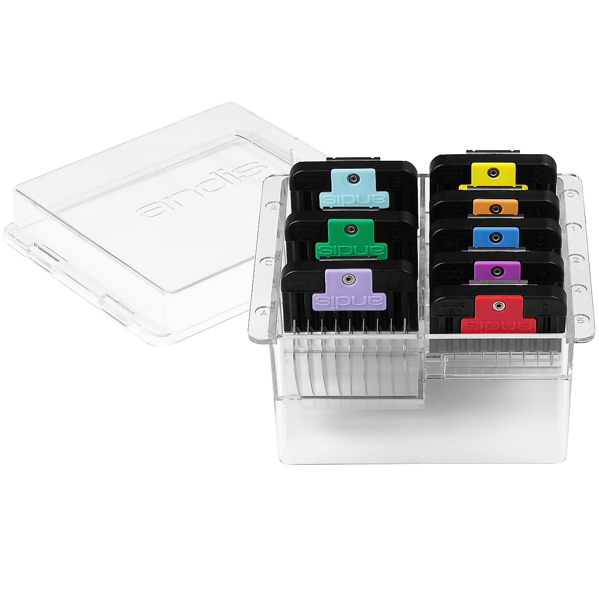 Andis - Set of stainless steel lifting combs 8