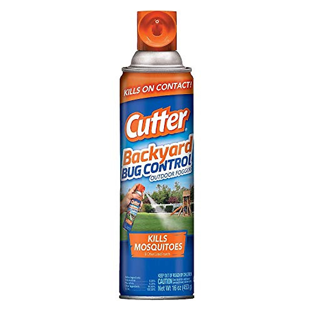 Cutter Backyard Bug Control - Outdoor Fogger - Kills Mosquitoes - 16 OZ (453 g) Per Can - Pack of 2 Cans