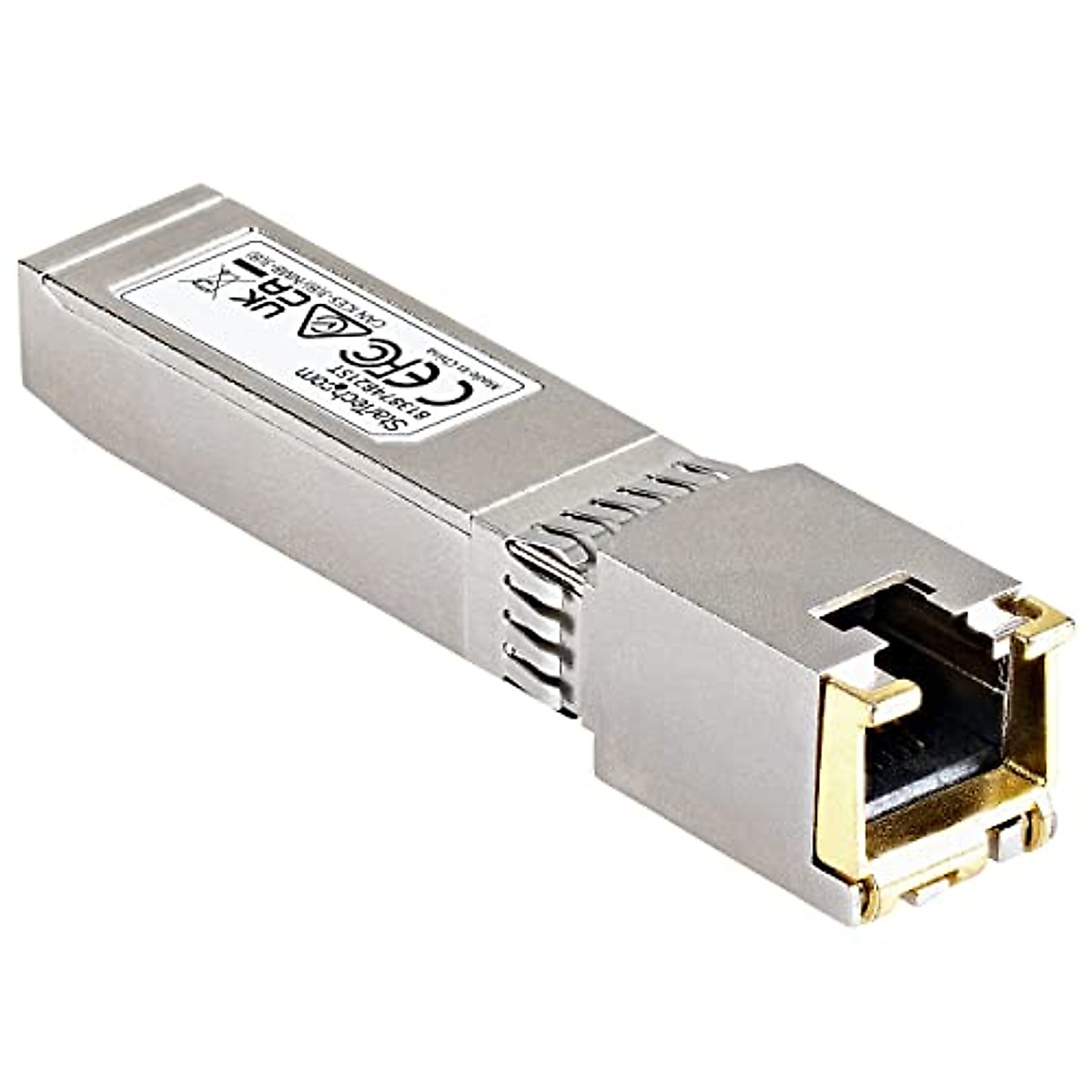 StarTech.com HPE 813874-B21 Compatible SFP+ Module - 10GBASE-T - SFP to RJ45 Cat6/Cat5e - 10GE Gigabit Ethernet SFP+ - RJ-45 30m - HPE BladeSystem, c-Class (813874B21ST)