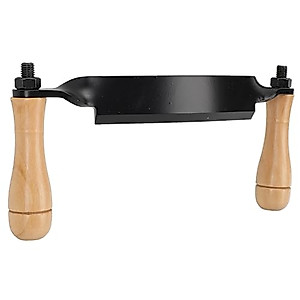 Draw Shave Tool, Ergonomic Comfortable Grip Tree Bark Peeler Tool for Woodworking, Debarking Hand Tool, Draw Shave Tool with Iron solid wood Material (Curved Type)