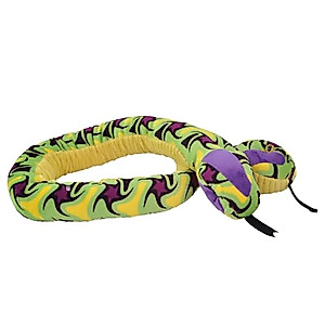 Wild Republic Snake Plush Stuffed Animal Toy, Gifts for Kids, Siamese Whirlpool, 54 Inches