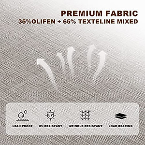 Patio Watcher 11 FT Quick Dry Hammock Bamboo Wood Spreader Bars Outdoor Patio Yard Poolside Hammock with Chain Hanging Kits and Hooks, Waterproof and UV Resistance,Mocha