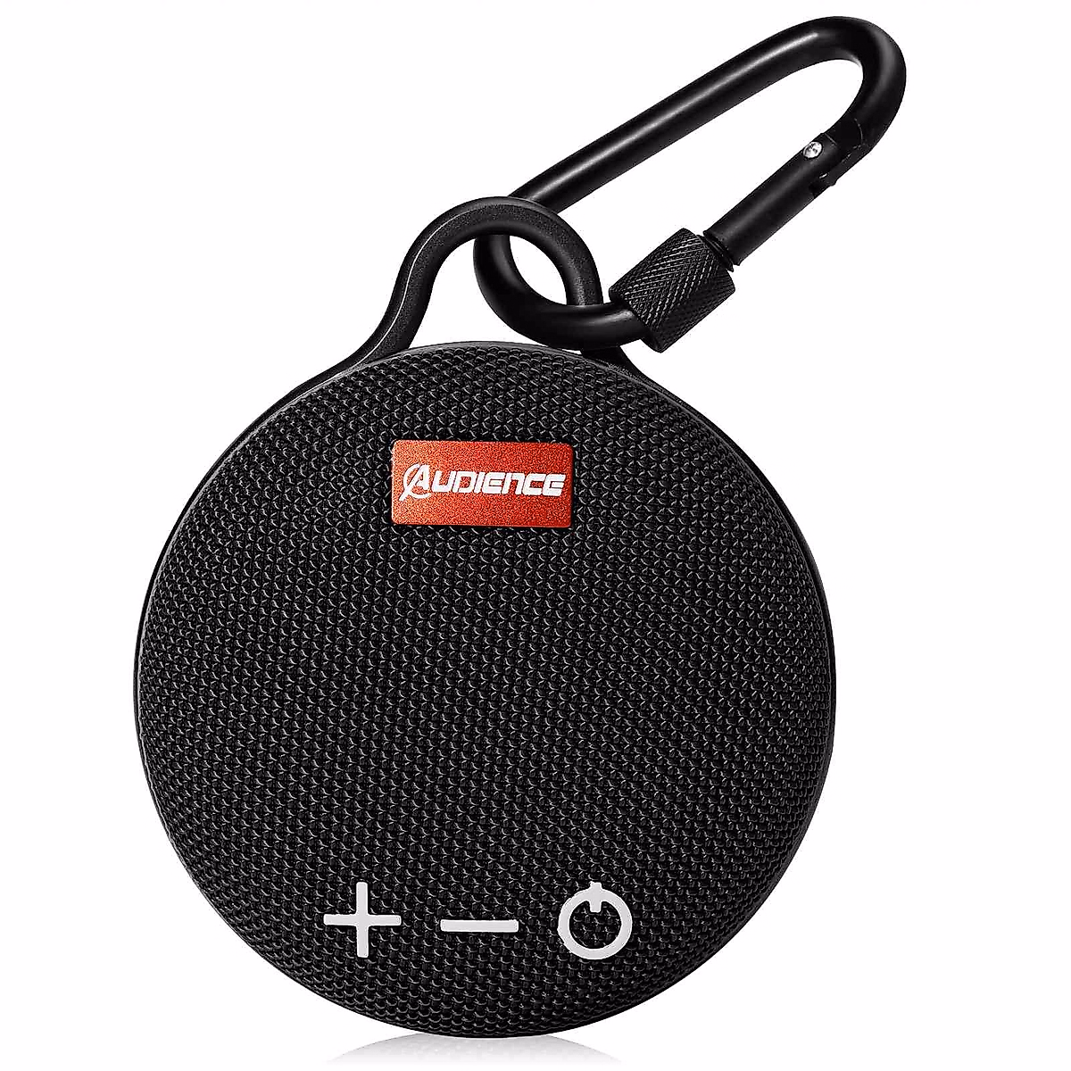 UrbanX Audience Series IPX7 Bluetooth Waterproof Speaker with Clip, 20H Playtime, Compact Speaker with Big Sound, Punchy Bass, Wireless for Cat S62 & Beach, Pool, Boat, Biking Black 1 Pack