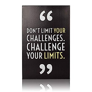 Quotes From Love Inspirational Wall Art - Decor for the Office, Living Room, Bathrooms, Dining Room , Classroom, and More - Inspirational canvas 12 X 16 - Motivational Wall Art - Ready to Hang Positive Quotes Wall Decor