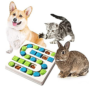 Smart Paws Interactive Pet Puzzle Toys, Level 3 Dog Slow Feeder,Dog Puzzle Feeder,Rabbit Toy