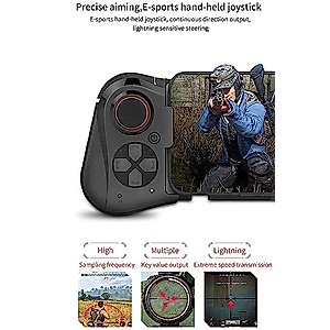 arVin Gaming Controller for iPhone Android Bluetooth Gamepad Joystick for iPhone 14/13/12/11, Samsung Galaxy S22/S21/S20, TCL, Call of Duty Mobile, Wireless Connection -Direct Play