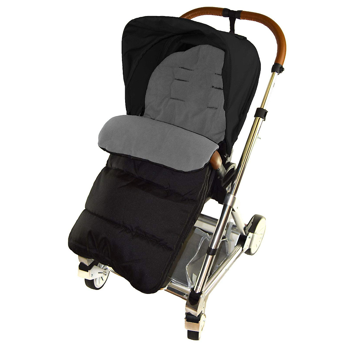 Replacement Parts/Accessories to fit Bumbleride Jogger Strollers and Car Seats Products for Babies, Toddlers, and Children (Grey Foot Muff)