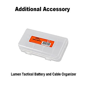 Fenix LR40R V2.0 15,000 Lumen Super Bright Flashlight, USB-C Fast Charging Rechargeable Long Throw Searchlight with Floodlight and Spotlight and Lumentac Organizer
