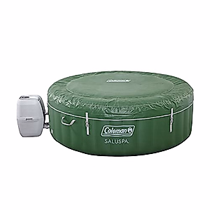 Coleman SaluSpa Inflatable Hot Tub Spa | Portable Hot Tub with Heated Water System and 140 Bubble Jets | Fits Up to 4 People