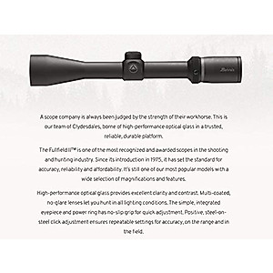 BURRIS FullField II 3-9x40 Scope, Ballistic Plex Reticle, Matte Black (200162)