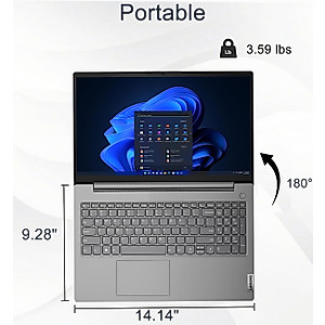 Latest Lenovo ThinkPad E15 15.6" FHD (Intel Quad-Core i5-1135G7 (Beats i7-10510U), 16GB RAM, 512GB SSD) IPS Business Laptop, Backlit Keyboard, Fingeprint, Thunderbolt 4, Win 10 Pro / Win 11 Pro