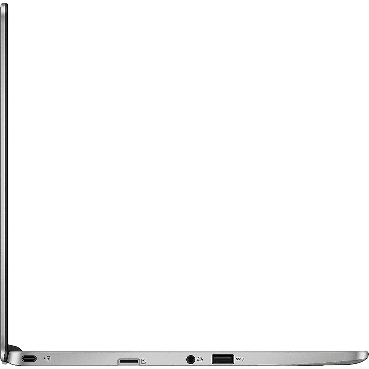 ASUS C423NA Chromebook 14" FHD Laptop Computer, Intel Celeron N3350 up to 2.4GHz, 4GB LPDDR4 RAM, 32GB eMMC, 802.11AC WiFi, Bluetooth, Webcam, Silver, Chrome OS, BROAG 3Feet USB Extension Cable