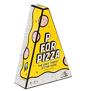 Big Potato P for Pizza: Build a Giant Pizza Slice Before Anyone Else Family Word Travel Game Great for Adults and Kids | Perfect for Vacations and Camping