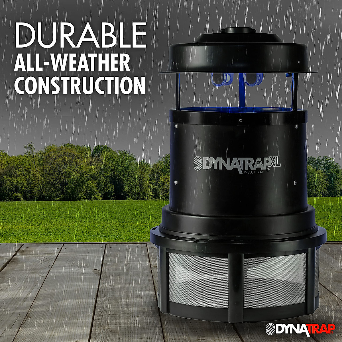 DynaTrap DT2000XL Extra-Large Insect Trap 2 UV Bulbs, 1 Acre, Black