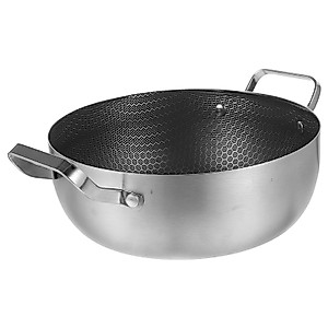Honeycomb Non-stick Hotpot Honeycomb Frying Pan Honeycomb Skillet Honeycomb Pans Nonstick Stainless Steel Frying Pan Non Stick Frying Pan Stainless Steel Non Stick Egg Pan Fry Pan