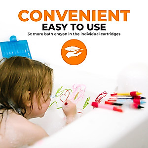 Bath Crayons For Kids Ages 4-8 | Washable Crayons | Gel Crayons For Kids Bath Toys | Toddler Crayons | Non Toxic Crayons For 1 Year Old | Bathtub Crayons for Kids Ages 2-4 | Non Twistable Crayons