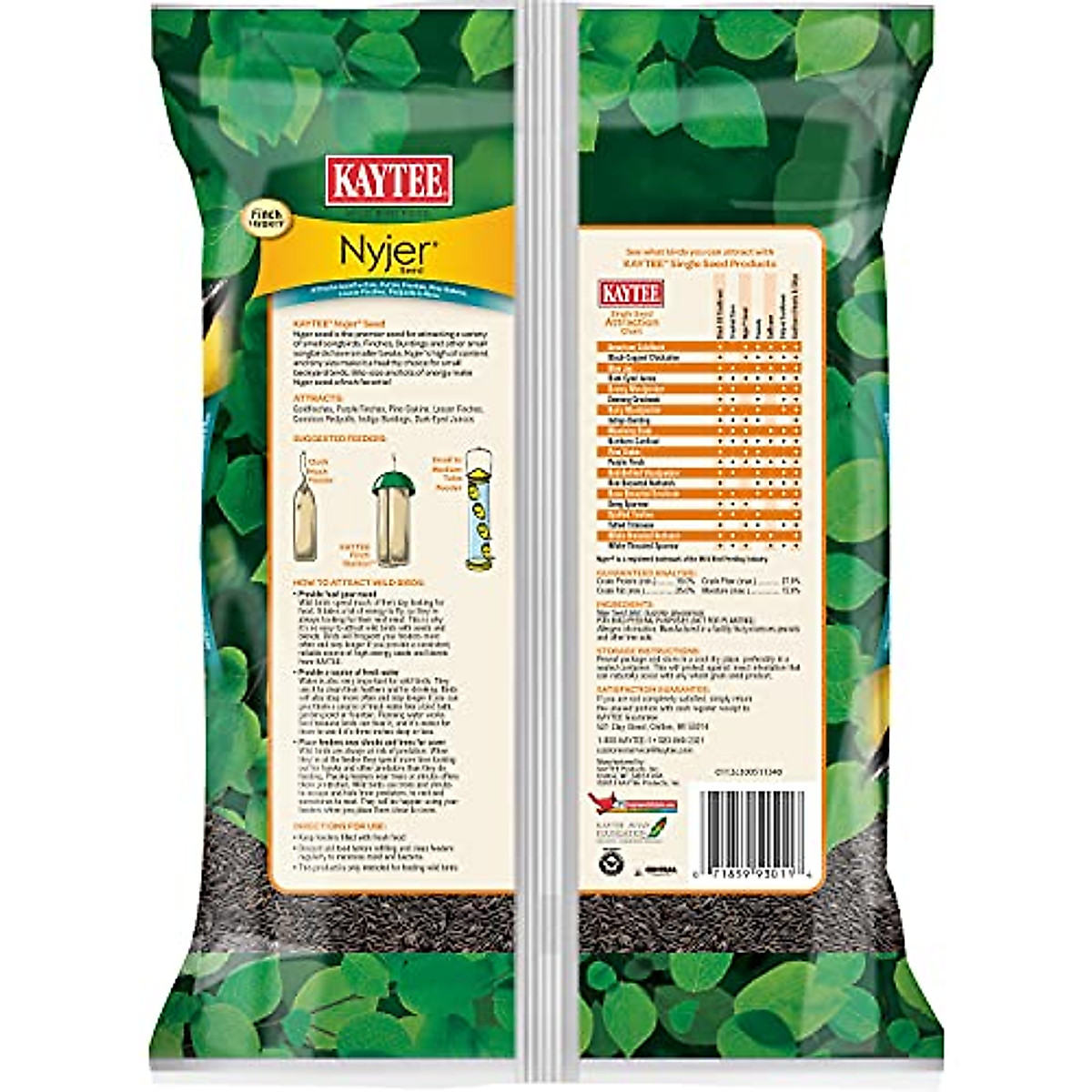 Kaytee Nyjer Wild Bird Food Seed, 3 Pound