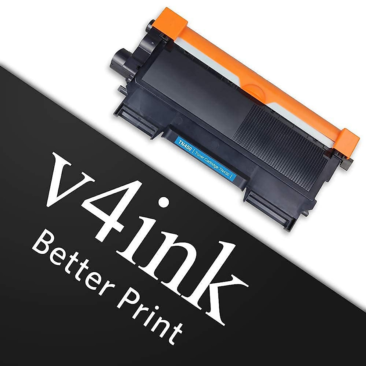 v4ink Compatible Toner Cartridge Replacement for Brother TN450 TN420 Black Toner Cartridge High Yield Use for HL-2240d HL-2270dw HL-2280dw MFC-7360n MFC-7860dw IntelliFax 2840 2940 Printer 3 Pack