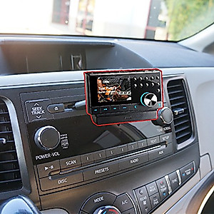 ChargerCity AMPS Pattern Car DVD Player CD Slot Mount for SiriusXM Audiovox Starmate Xpress EZ EZR RC Roady Lynx Nexus & Helix Satellite Radio (Compatible with All XM SXPL1V1, SXEZR1V1, SXDV3)