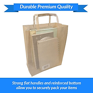 Reli. 110 Pack | 10"x5"x13" | Brown Paper Bags w/Handles | Ideal for Gift Bags, Shopping Bags, Retail/Merchandise Bags | Grocery Bags, To Go/Take Out Bags with Flat Handles
